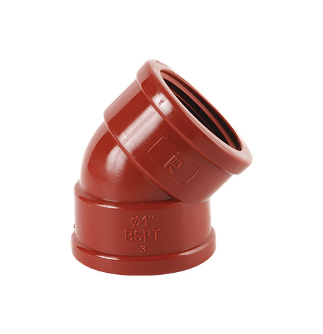 Codo 45° con Rosca para Agua Caliente – Inyectoplast